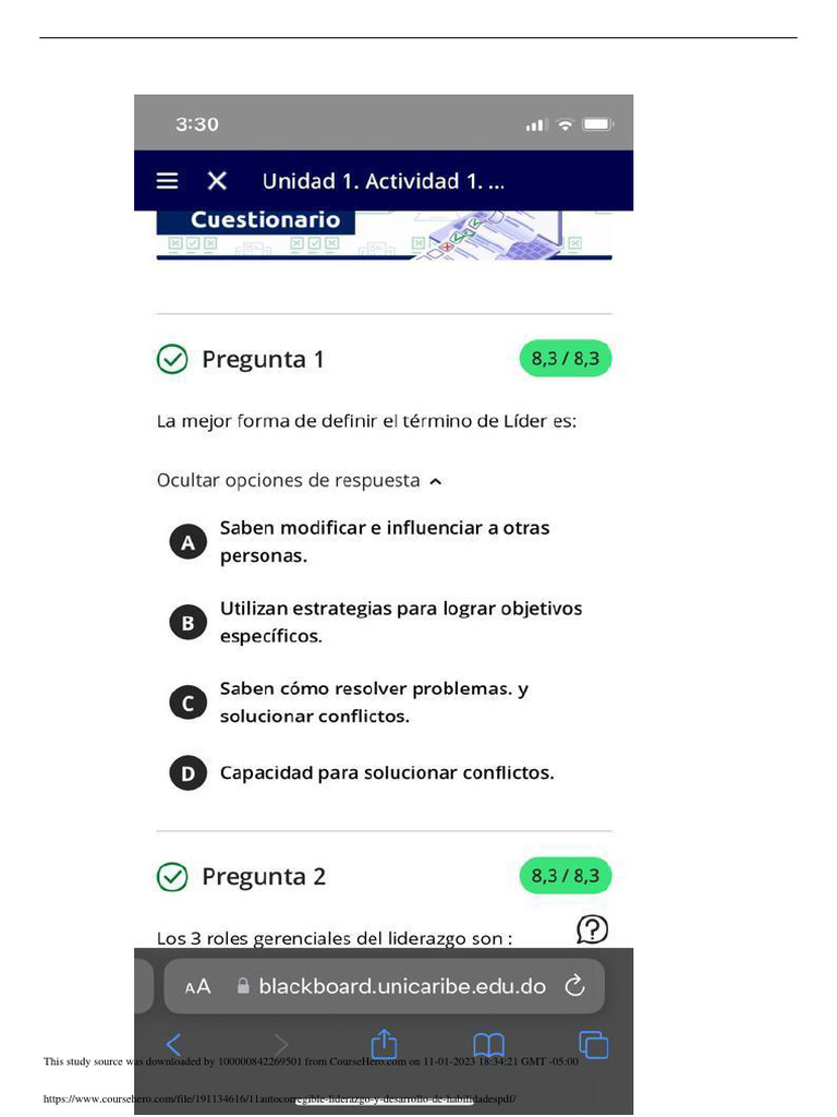 1.1.autocorregible. Liderazgo y Desarrollo de Habilidades PDF | PDF