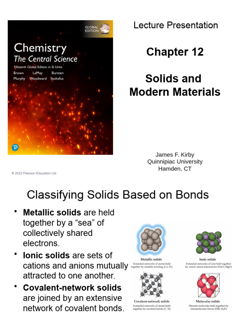 BLB 15e Ch12 Lecture Accessible - Mod | Download Free PDF | Polymers | Crystal Structure