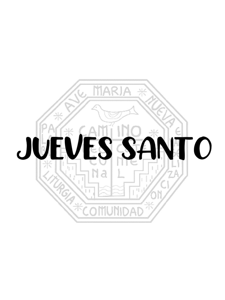 Celebración Del Jueves Santo | PDF