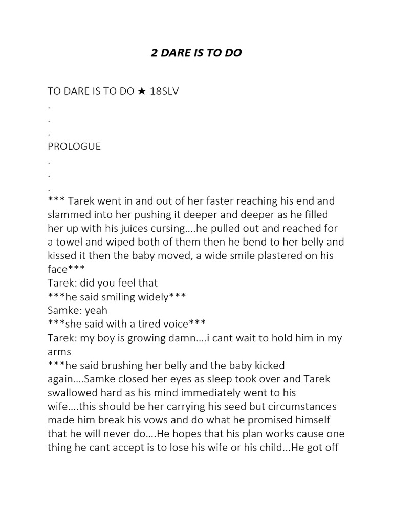 To DARE IS TO DO | PDF