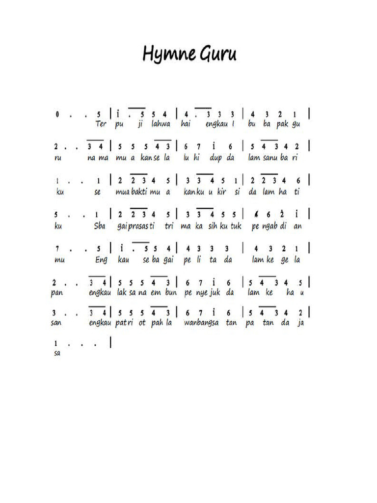 Not Angka | PDF