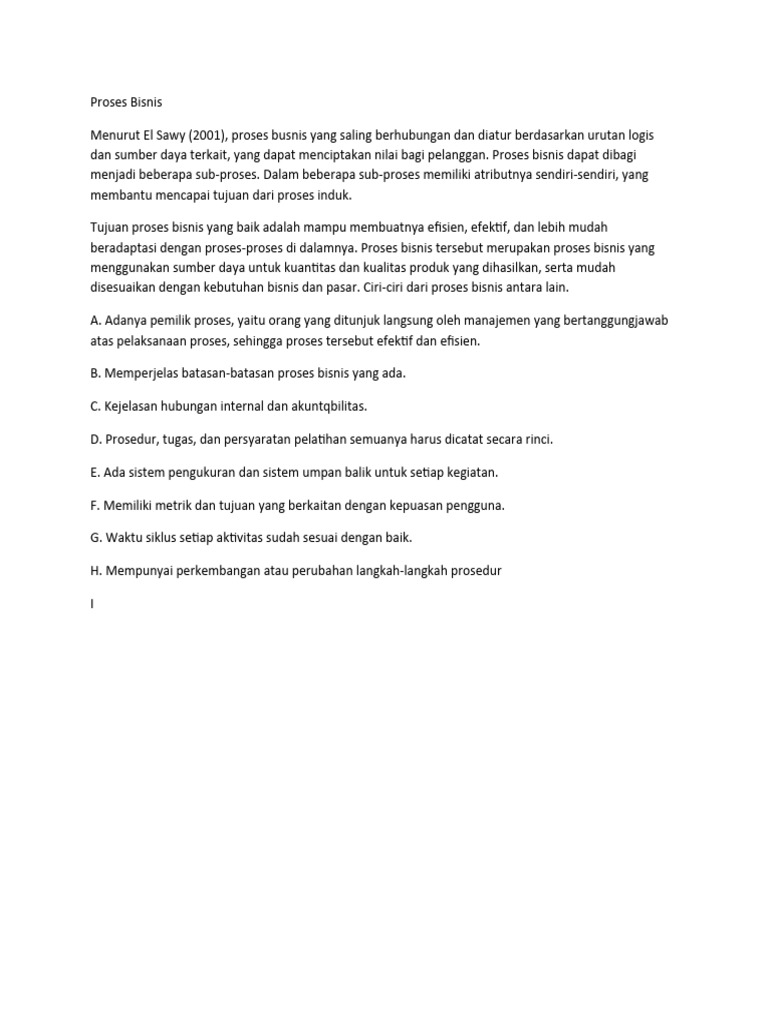 Proses Bisnis-WPS Office | PDF