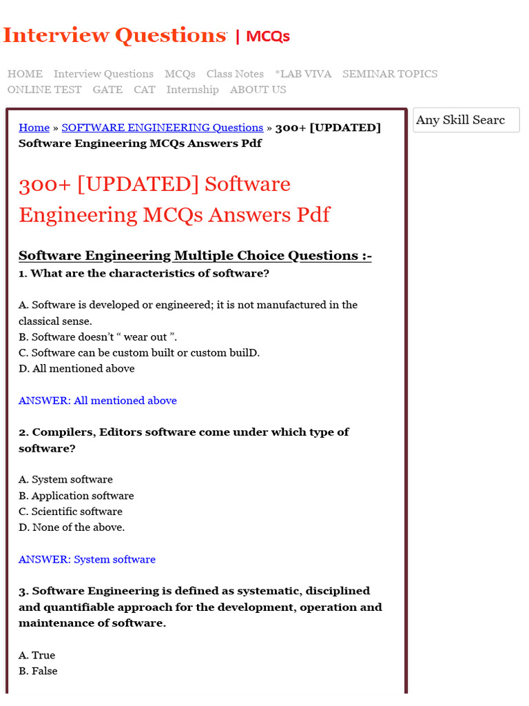 Software Engineering Pdf Software Testing Software