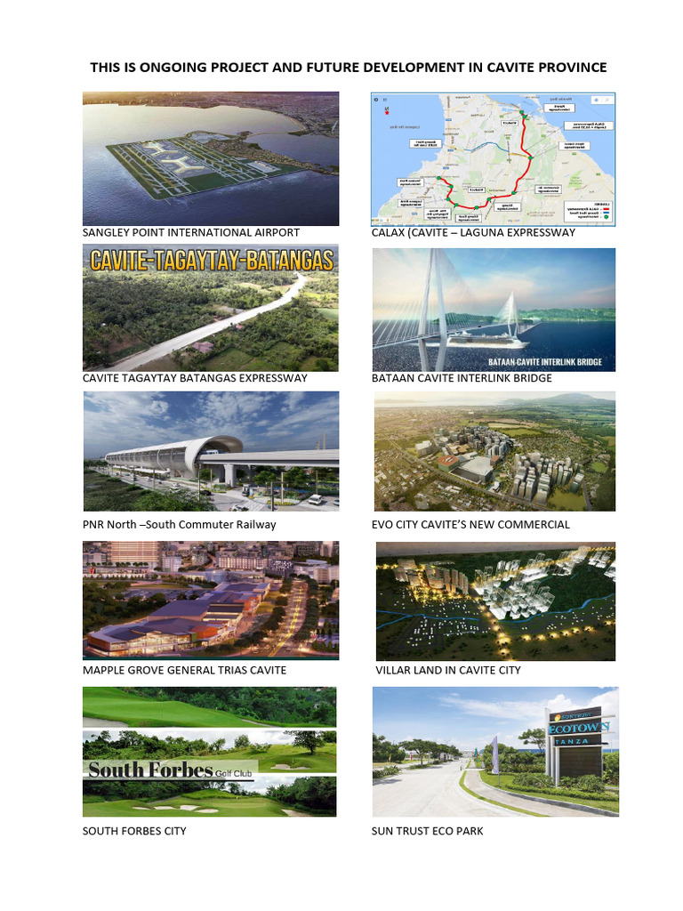 Cavite Infrastructure Development Projects | PDF