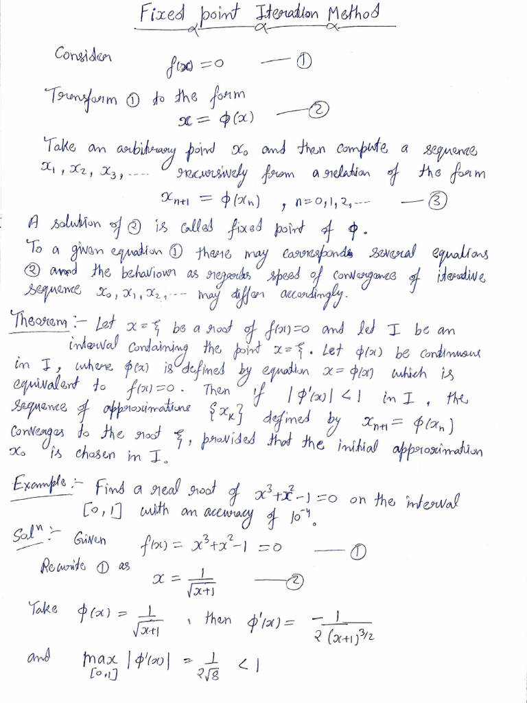 Iteration Method | PDF