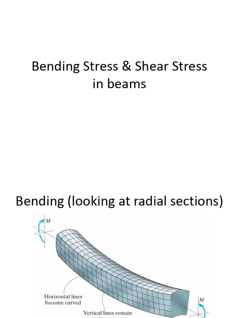 Bending Stresses | PDF | Bending | Stress (Mechanics)