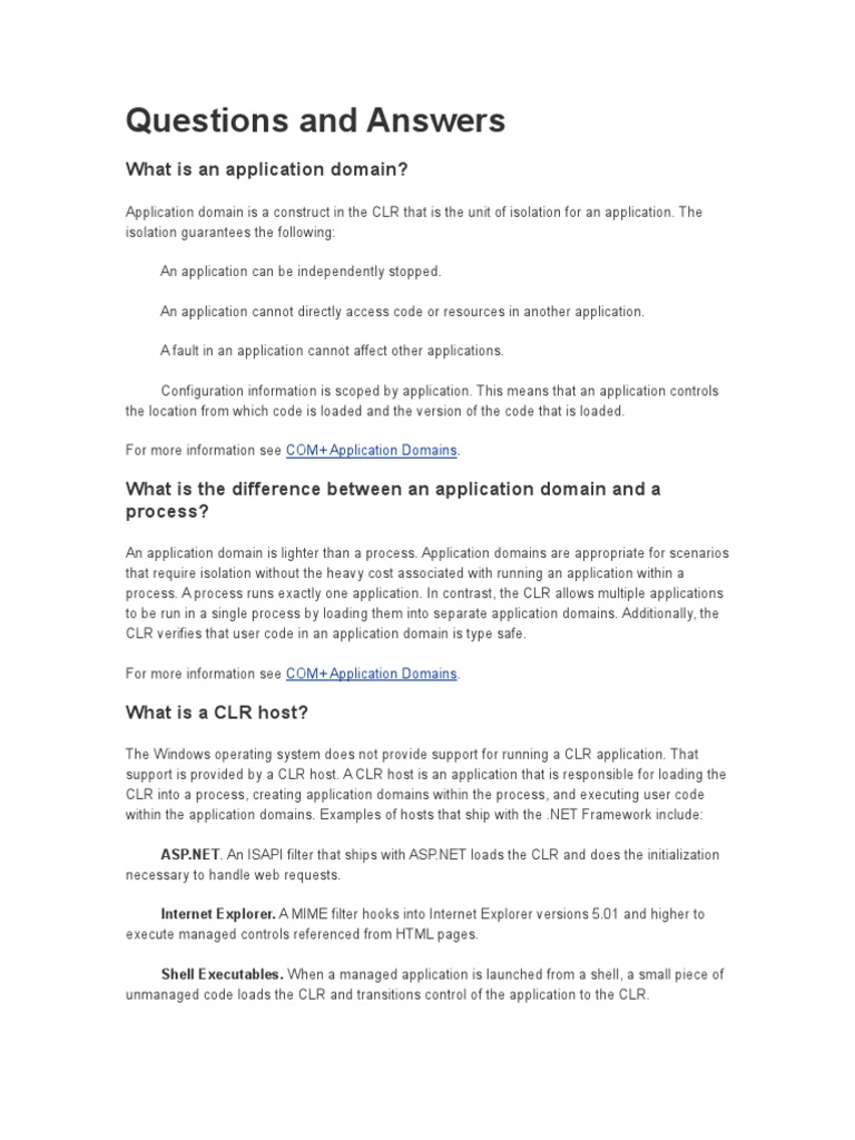 Net Frame Work | PDF | Method (Computer Programming) | Component Object ...