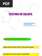 PSM and TMS Settings in Relays | PDF | Relay | Transformer