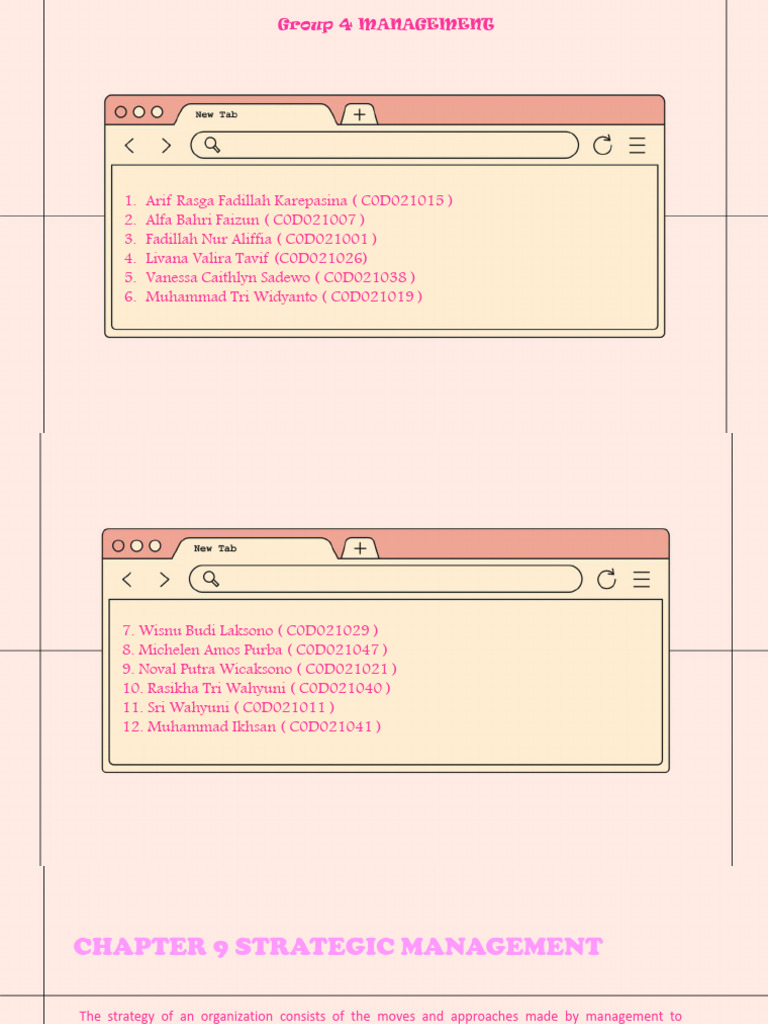 Presentation - Group 4 - Management | PDF | Strategic Management ...