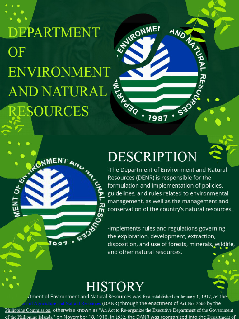 Department of Environment and Natural Resources | PDF | Environmental ...