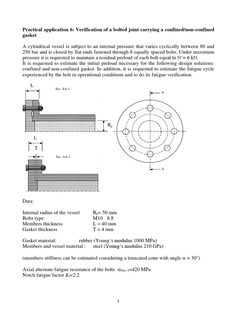06 Practical Application Bolted Cylindrical Vessel | Download Free PDF ... 06 Practical Application Bolted Cylindrical Vessel | Download Free PDF ...