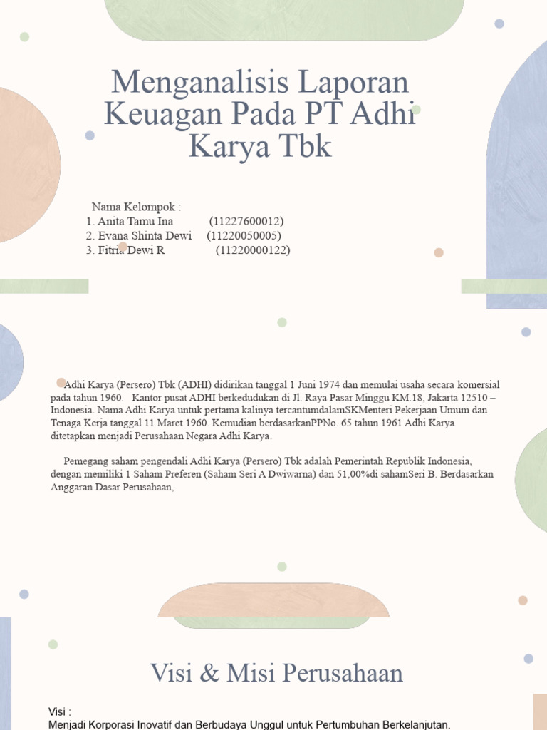Akm 1 PT Adhi Karya | PDF