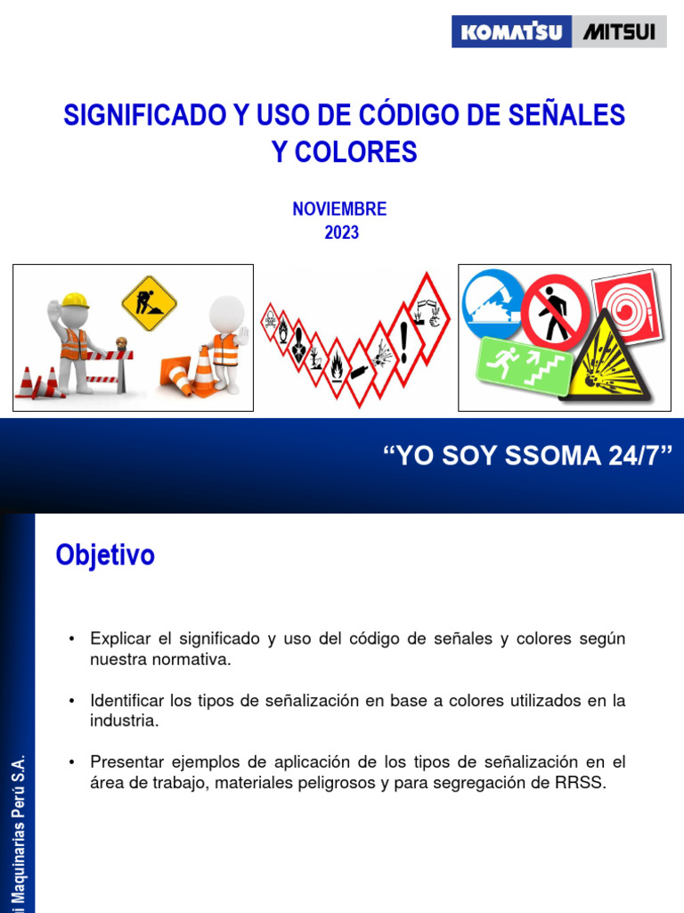 Significado y Uso de Código de Señales y Colores 2023 | PDF | Color | Verde
