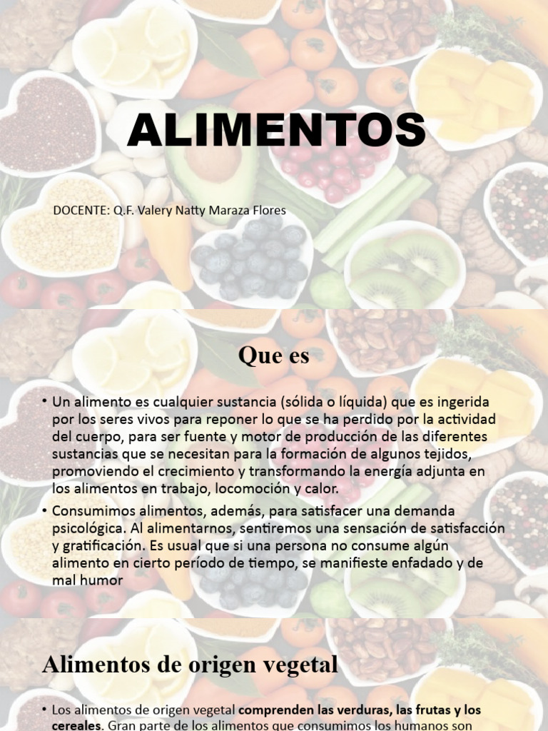 Guía Completa sobre Alimentos | PDF | Alimentos | Nutrientes