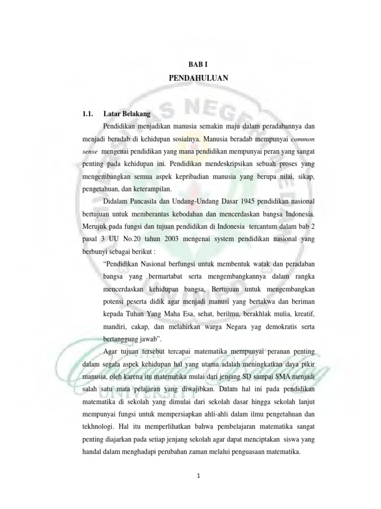 Metanalisis Buk Cut (Bab 1 Unimed (2) ) | PDF
