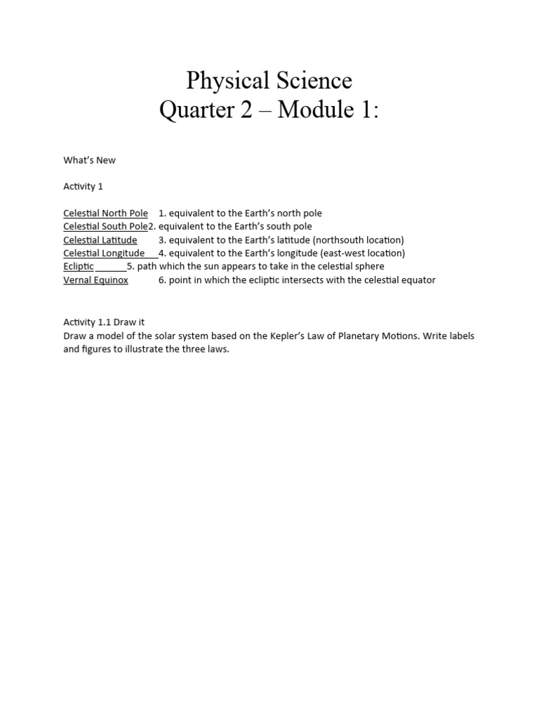 Physical Science | PDF