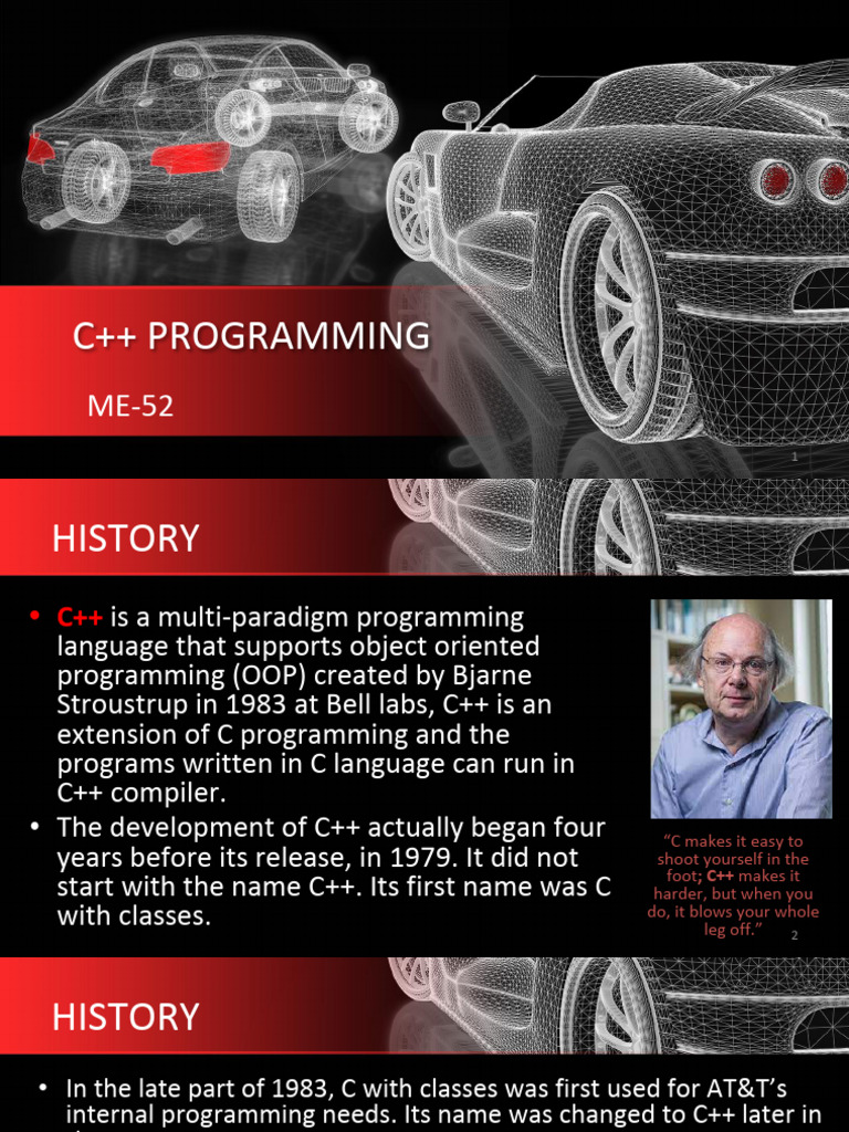 Lesson1 C Pdf C Object Oriented Programming