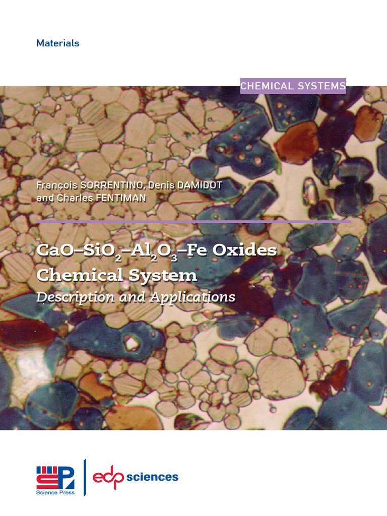 Cao-Sio - Al O - Fe Oxides Chemical System | PDF | Silicon Dioxide ...