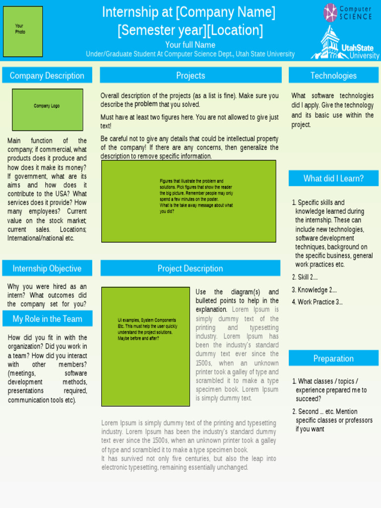 Internship Poster Schema | PDF | Learning | Cognition
