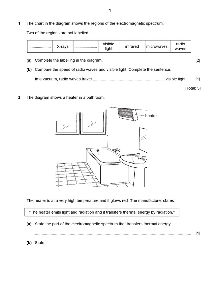 Electromagnetic Spectrum and Wave Properties | PDF | Electromagnetic ...