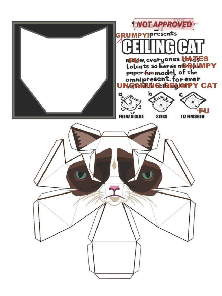 Scribd Cat Ceiling Cut Outs | PDF