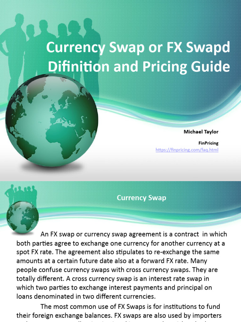 FX Swap | Download Free PDF | Foreign Exchange Market | Swap (Finance)