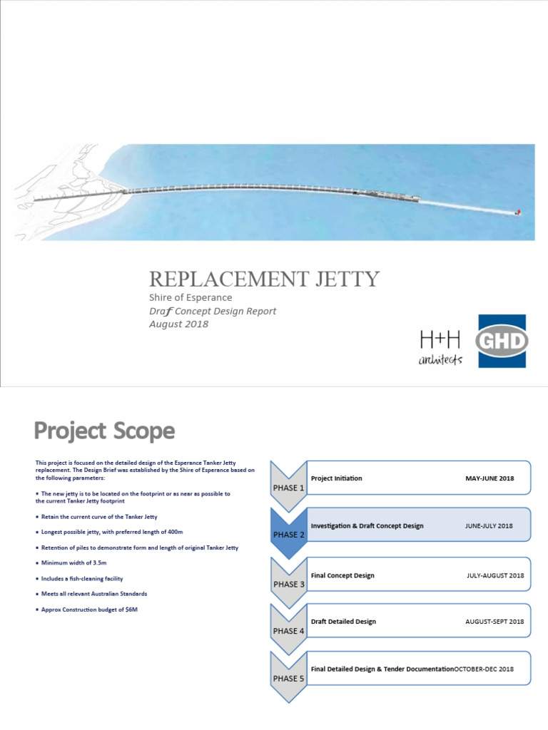 Draft Design Jetty Concept | PDF