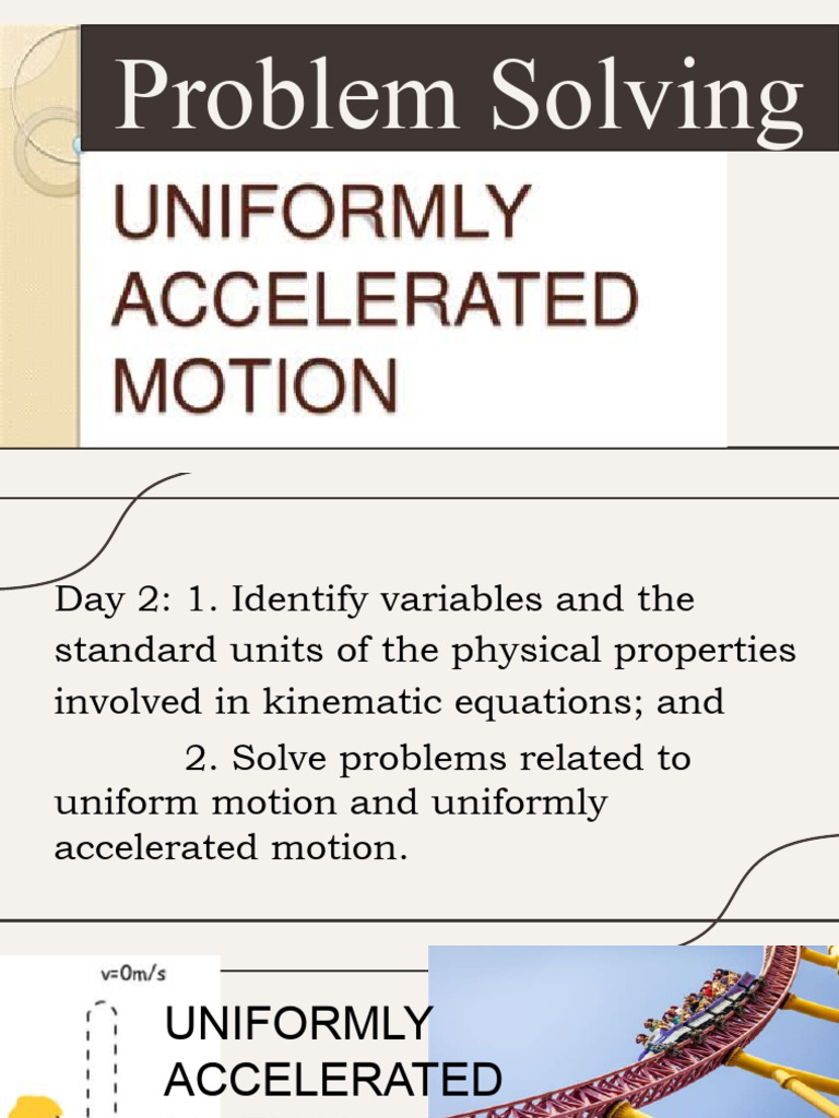 UAM Problem Solving Techniques | PDF