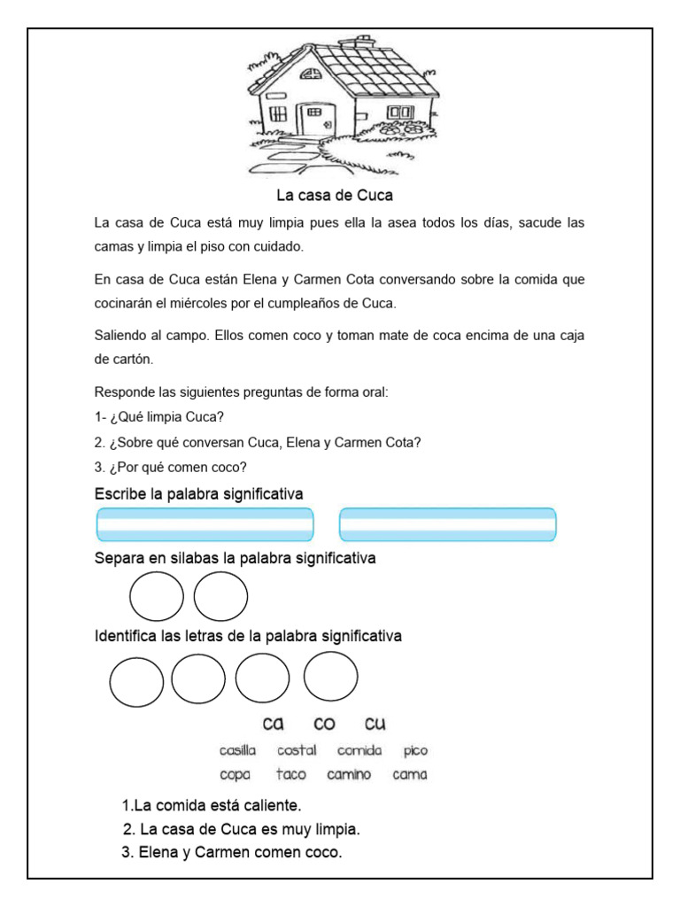 La Casa de Cuca | PDF