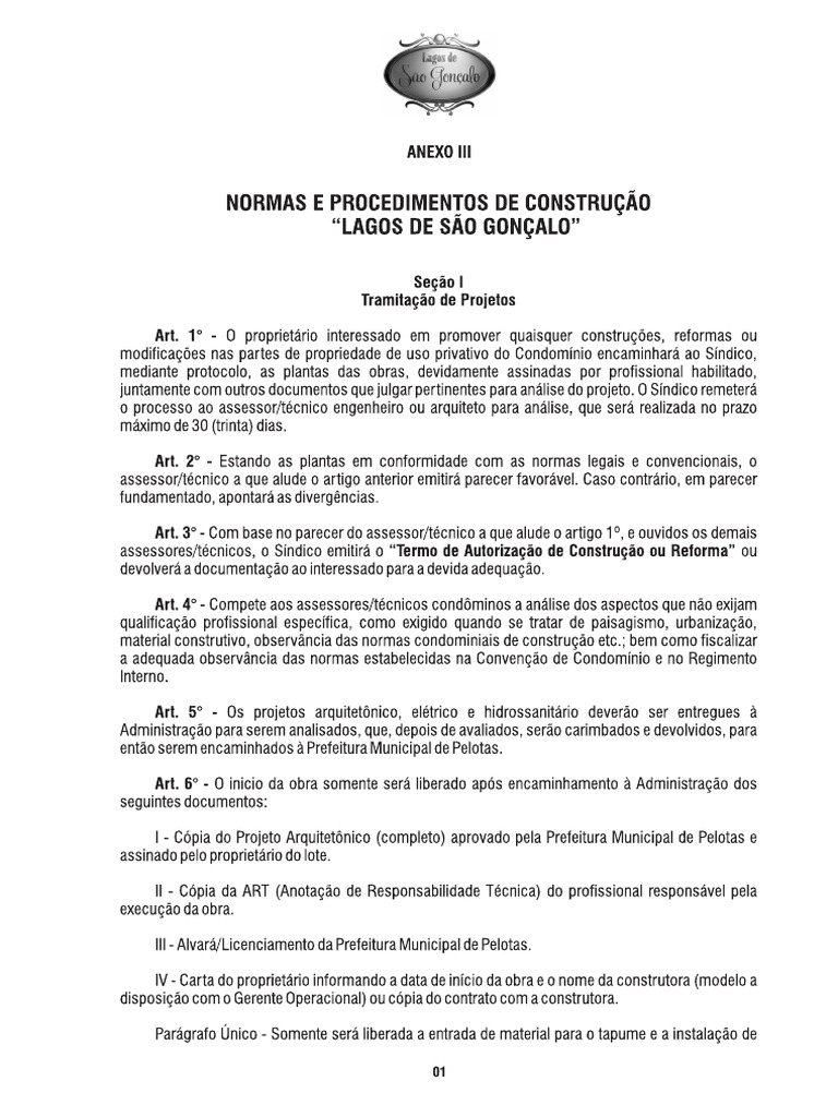 normas e procedimentos de construção pdf | PDF