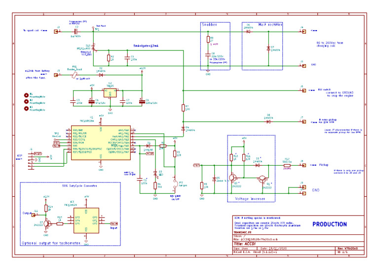Half Rectifier Snubber: Connecter Pins A La Masse | PDF