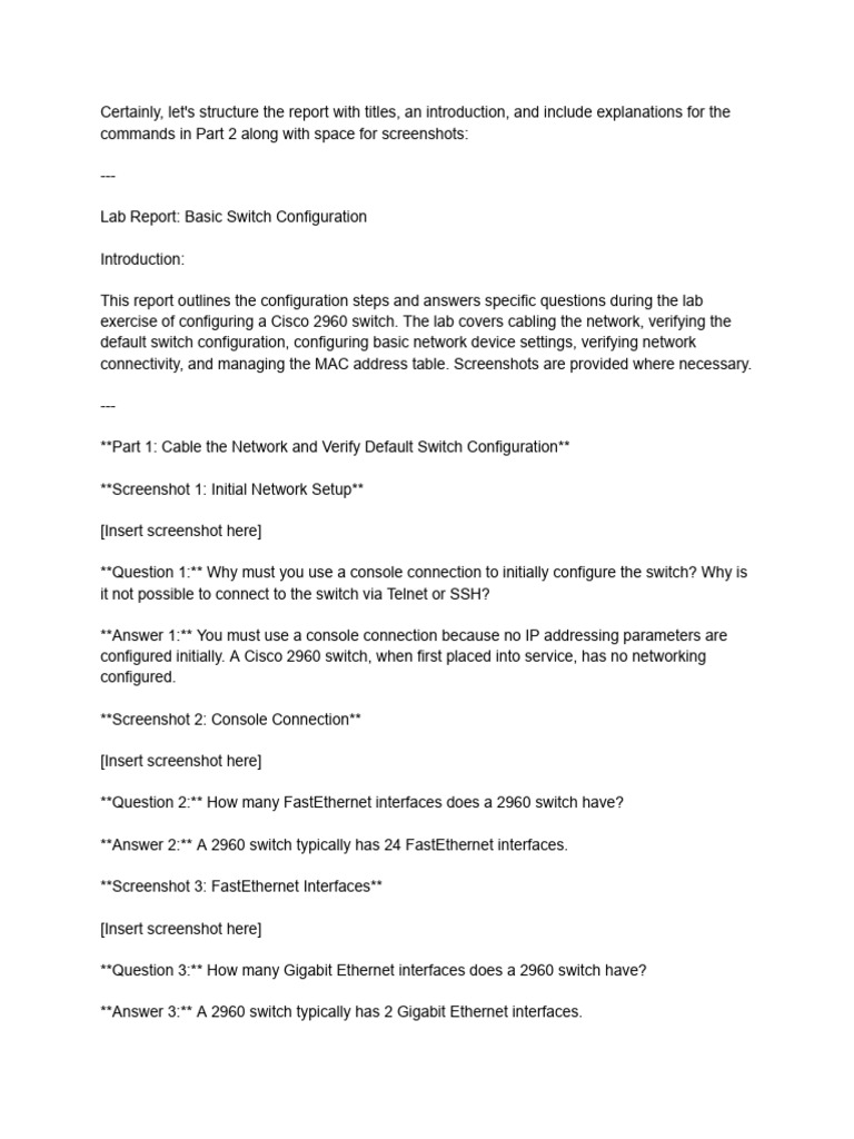 Network Design and Simulation Lab0 | PDF | Network Switch | Computer Network