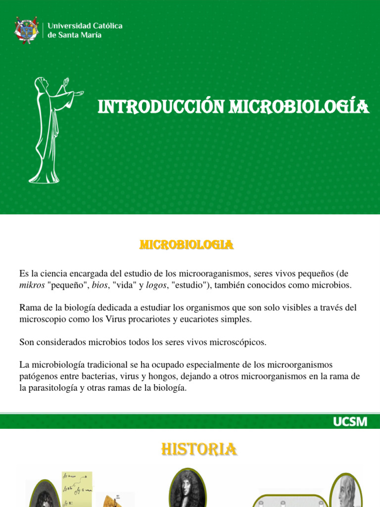 Tema 01 - Introduccion A La Microbiologia | PDF | Microbiología | Organismos