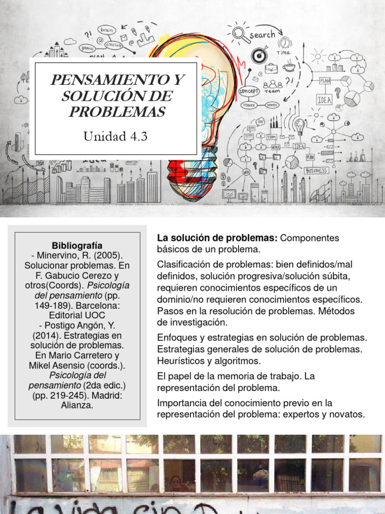 Clase Minervino y Postigo Angon. Solucion de Problemas | PDF | Pensamiento | Aleatoriedad