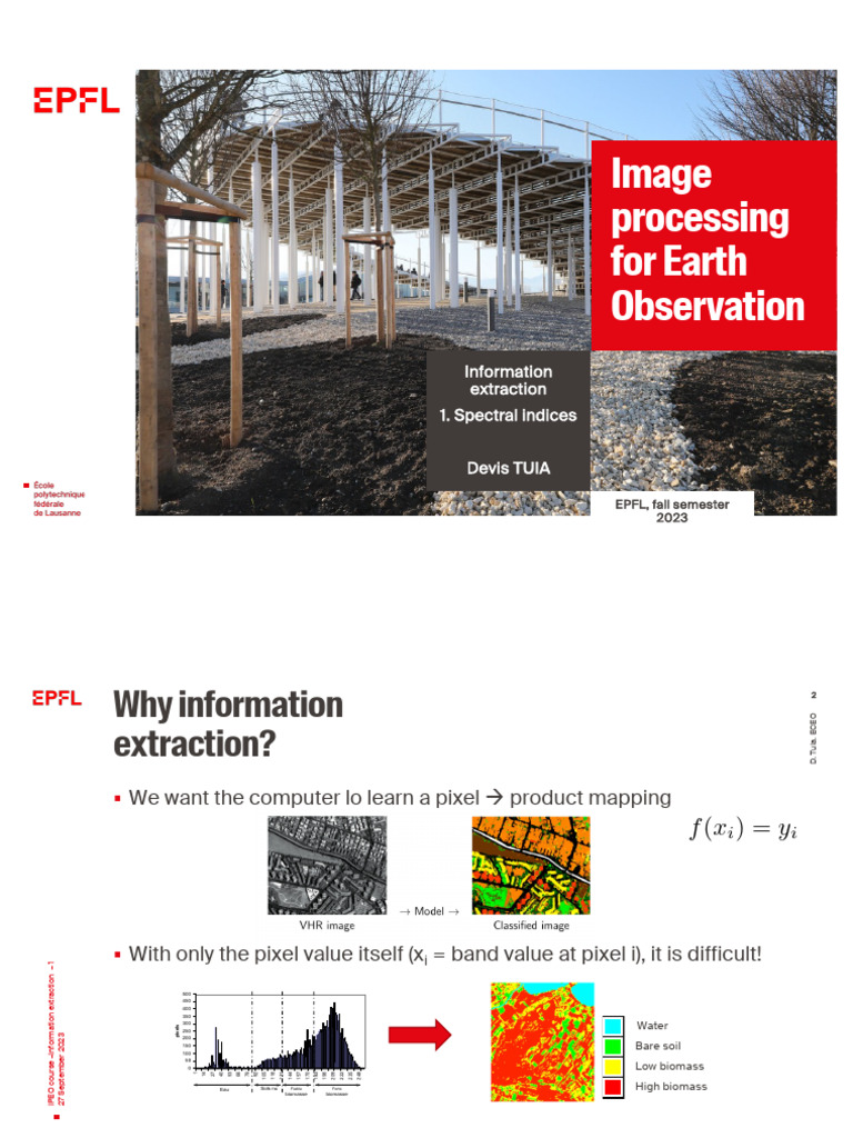 2a Infoextraction Spectral 2023 | PDF | Image Resolution | Imaging