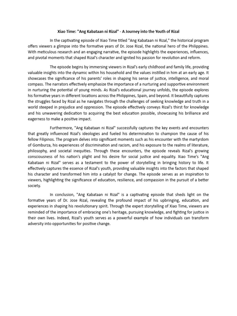 Xiao Time | PDF