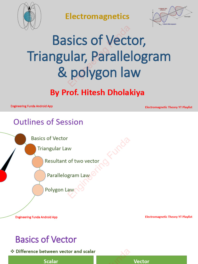Vector Analysis | Download Free PDF | Euclidean Vector | Triangle