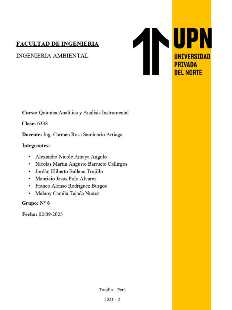 Proyecto Final Grupo 6 | PDF | Cadmio | Contaminación