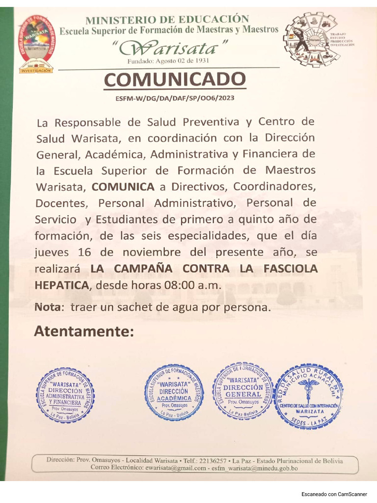 Comunicado PDF | PDF