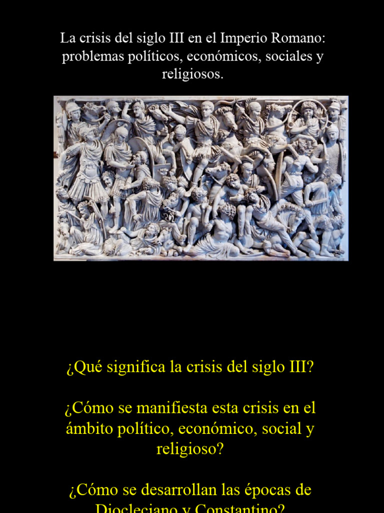 02 La Crisis Del Siglo III en El Imperio Romano | PDF | Constantino el ...