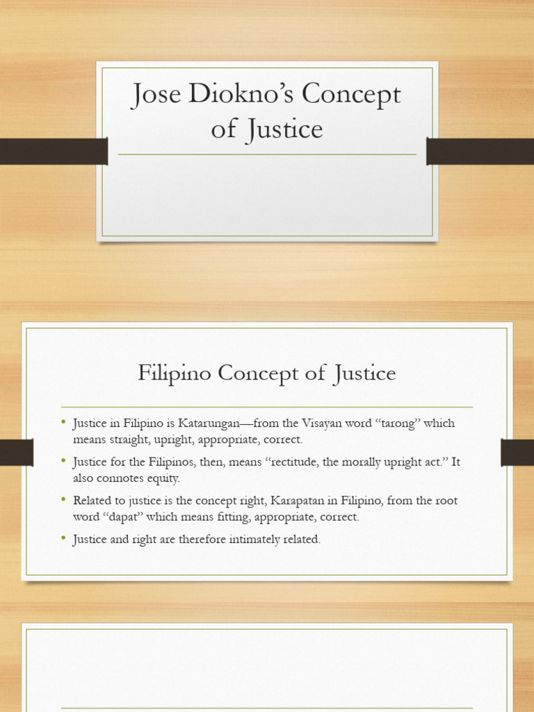 Diokno On Justice | PDF | Justice | Crime & Violence