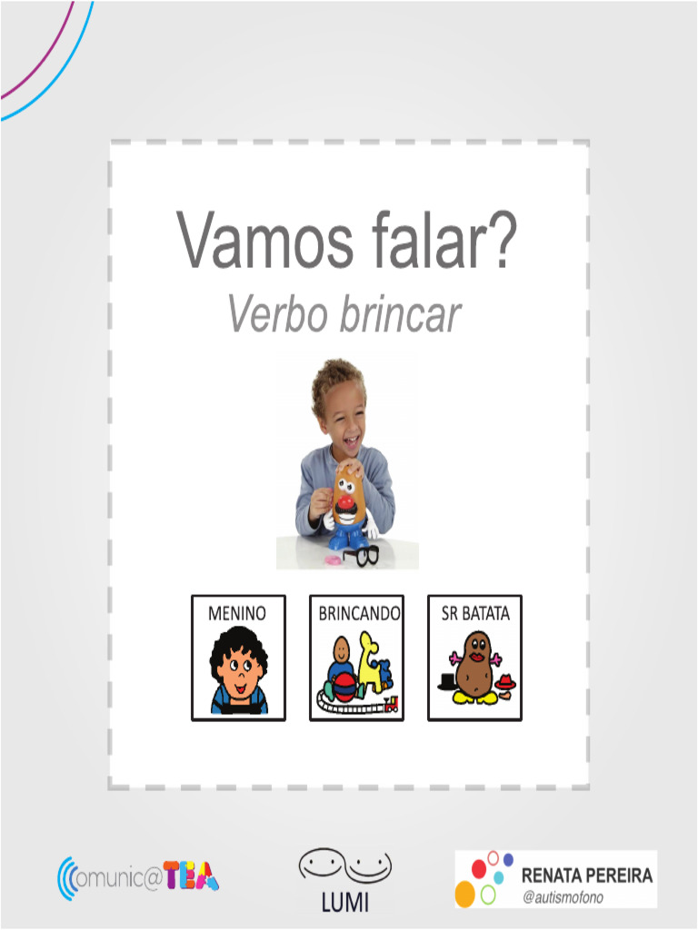Trabalhar o Verbo Brincar | PDF