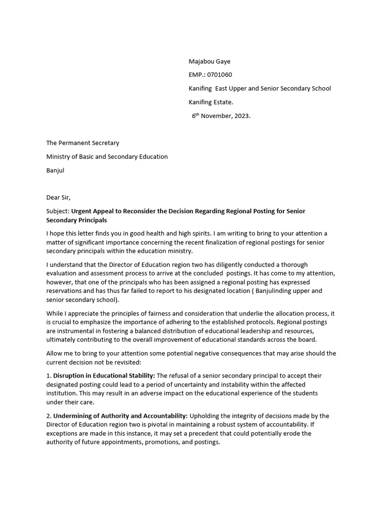 Permanent Secretary | PDF | Accountability