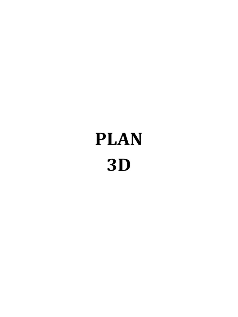 Plan 3D | PDF