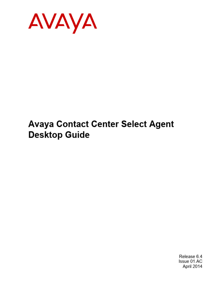 Beta ACCS 6 4 Agent Desktop Guide | PDF | Microsoft Windows ...