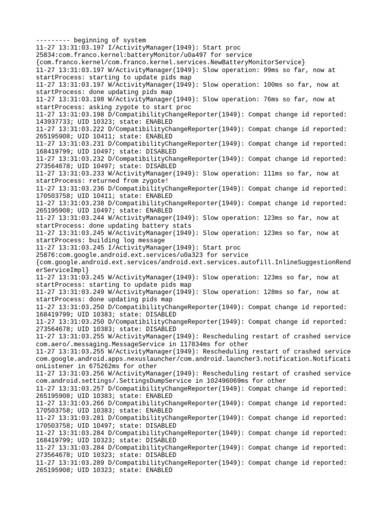 Logcat | PDF | Software | Computer Programming