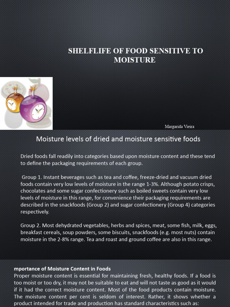 6 Shelf Life of Food Sensitive To Moisture EN | PDF | Humidity | Adsorption