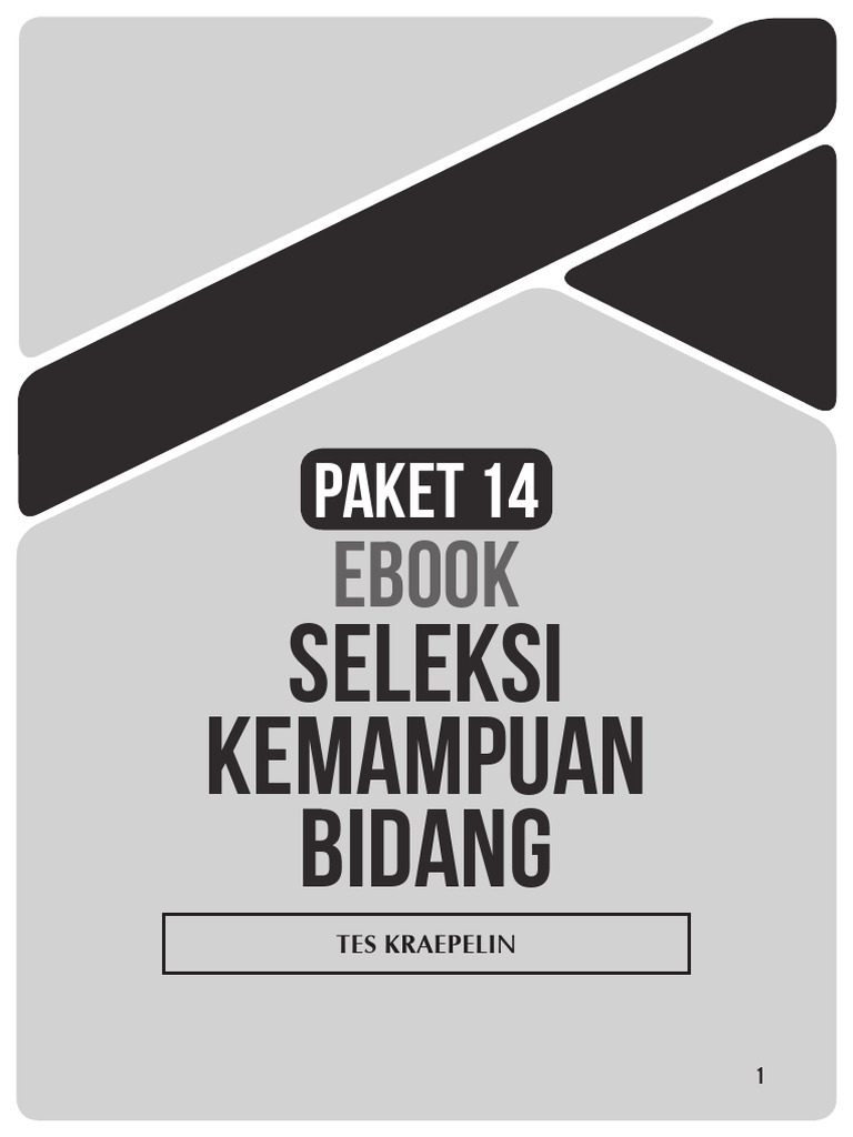 Panduan Lengkap Tes Kraepelin | PDF