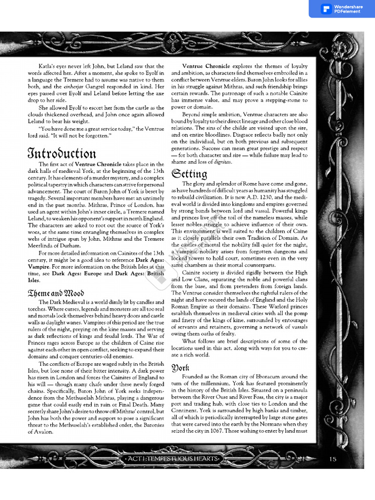 Ventrue - Traduzido 1-4 | PDF