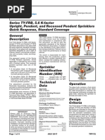 Tyco Ty315, Ty325 | PDF | Fire Sprinkler System